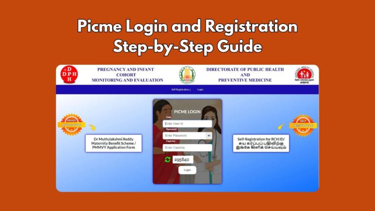 Picme Login and Registration: Guide for Tamil Nadu Mothers