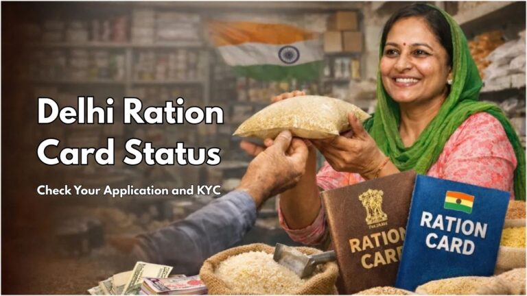 Delhi Ration Card Status 2026 : Check Application and KYC Status